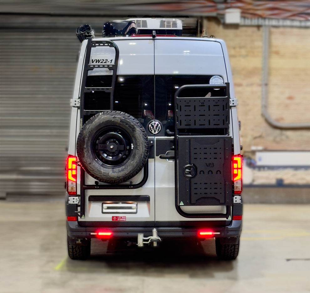 Adventure Ladder + Wheel Carrier - Volkswagen Crafter (2018+) – Weldbeat