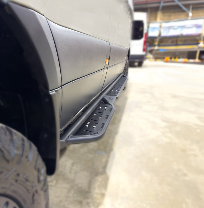 Upgrade Your Mercedes Sprinter Van with the aluminium Side Steps for ...
